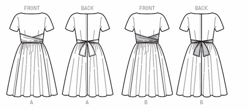Sewing Pattern Women's Classic Dress Pattern Retro Dress | Etsy