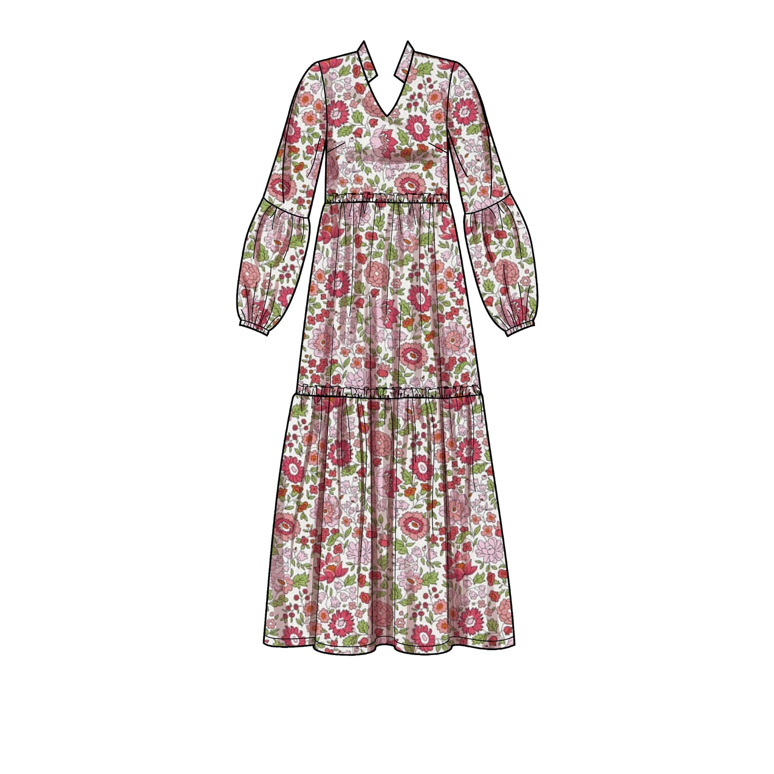 Sewing Pattern Women's Loose Fit Dress Pattern - Etsy