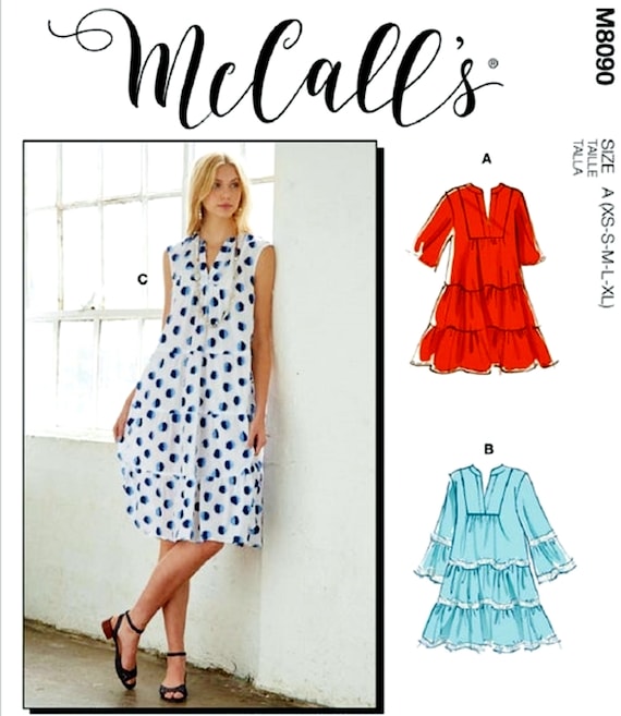 Sewing Pattern Women's Dress Pattern Loose Fit Dress | Etsy