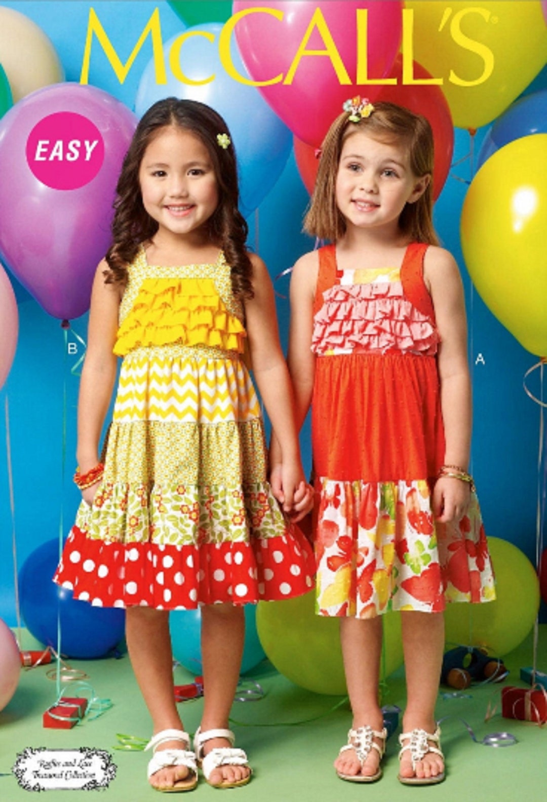 Sewing Pattern Little Girls' Sundress Pattern, Child's Sundress Pattern ...