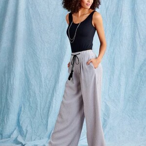 Sewing Pattern Loose Fit Pants Pattern, Wide Leg Pants Pattern, Tapered ...
