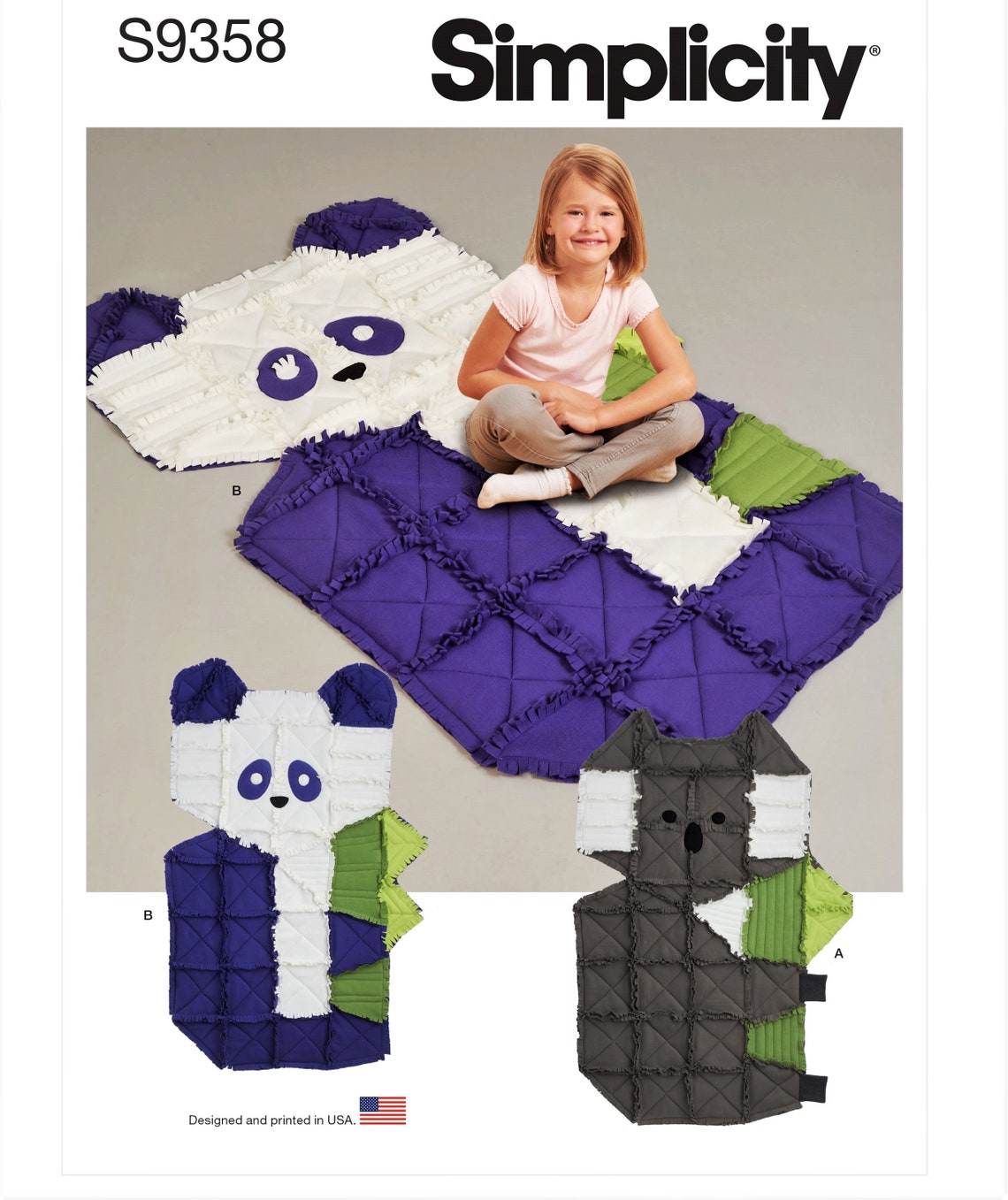 Sewing Pattern Fleece Rag Quilt Pattern Fleece Bear Rag Quilt - Etsy