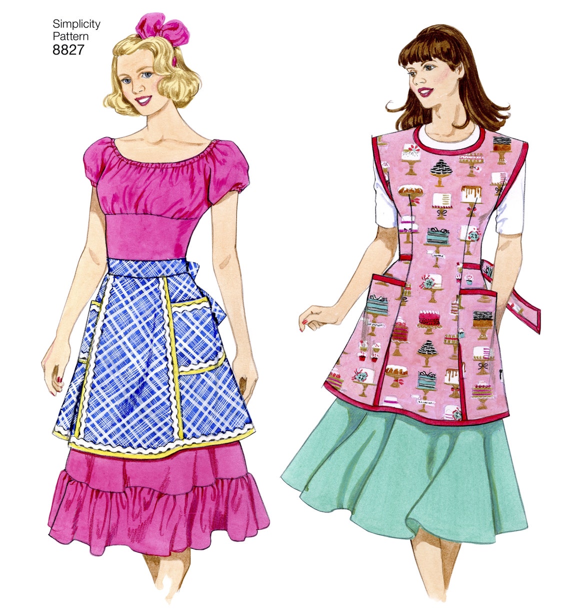 Sewing Pattern Women's Apron Pattern Misses' Smock | Etsy