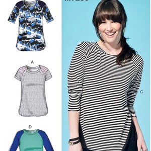 Sewing Pattern Women's Pullover Tops Pattern, Long Sleeve Pullover Tops ...