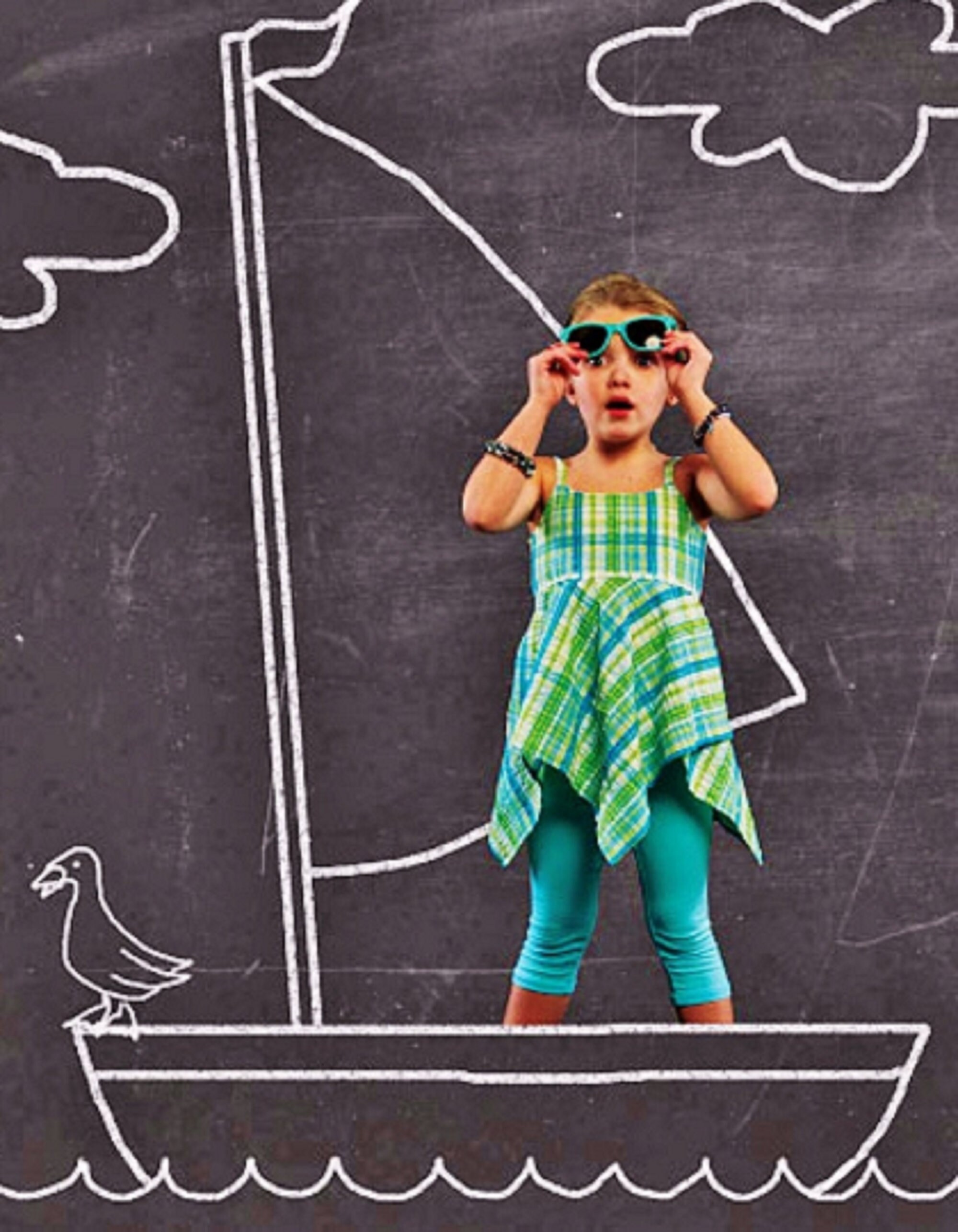 Sewing Pattern Girls' Easy Top Pattern, Little Girls' Summer Tops ...