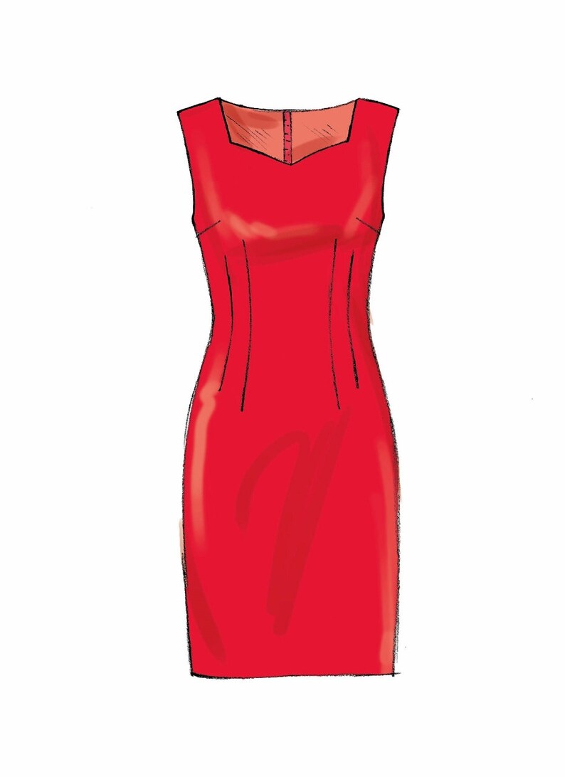 Sewing Pattern for Women's Sheath Dress Miss Petite Dress | Etsy