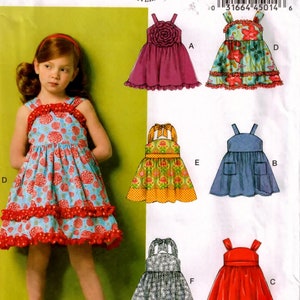 Sewing Patterns Little Girls' Sundress Pattern, Girls' Lined Sundress ...