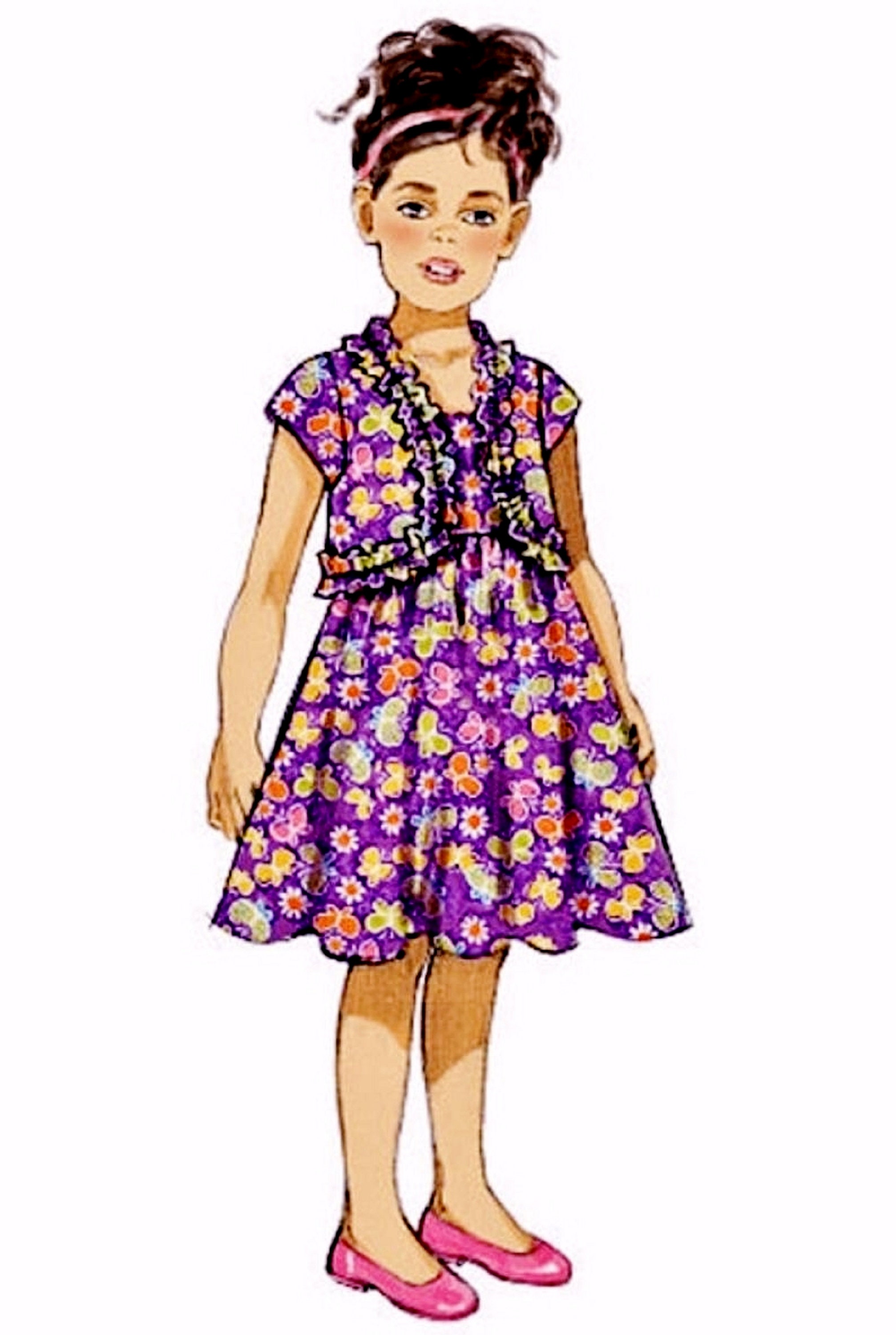 Sewing Pattern Girls' Dress Pattern Little Girls' | Etsy