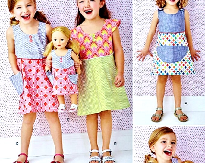 Sewing Pattern Girls' Formal Dress Pattern, Flower Girls' Dress Pattern ...