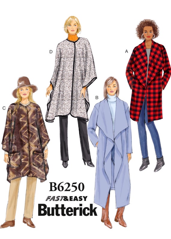 Sewing Pattern Easy Unlined Coat Pattern Easy Unlined Jacket | Etsy