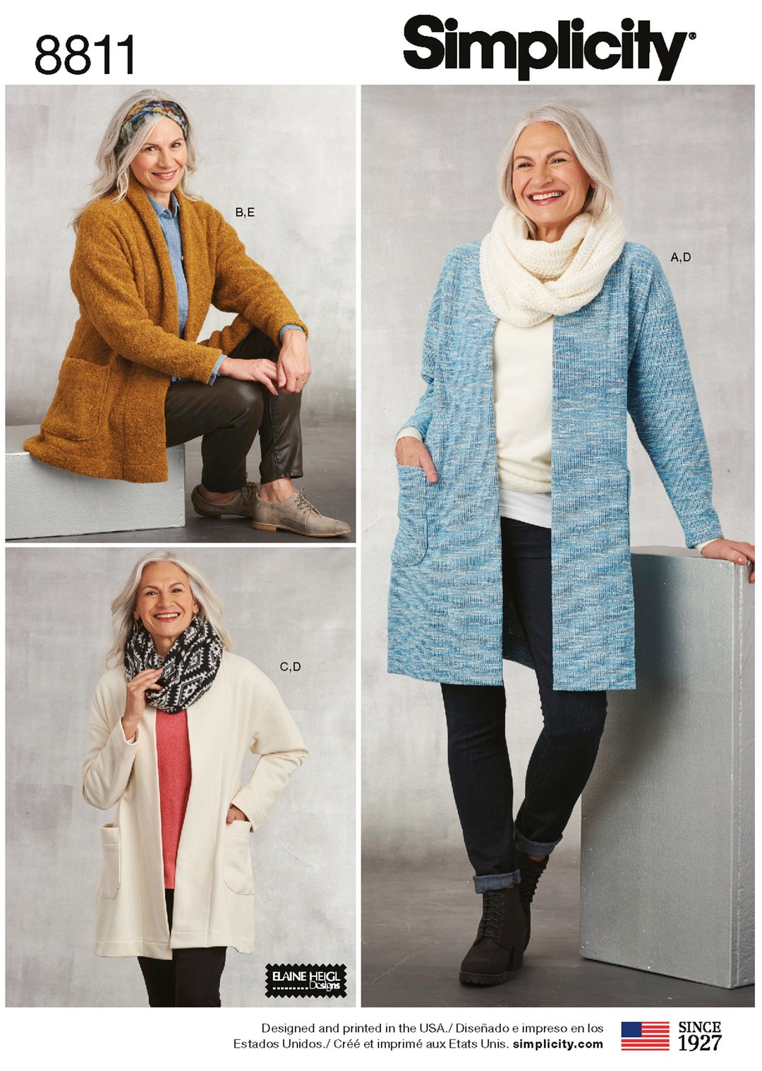 Sewing Pattern Women's Fleece Cardigan Pattern - Etsy