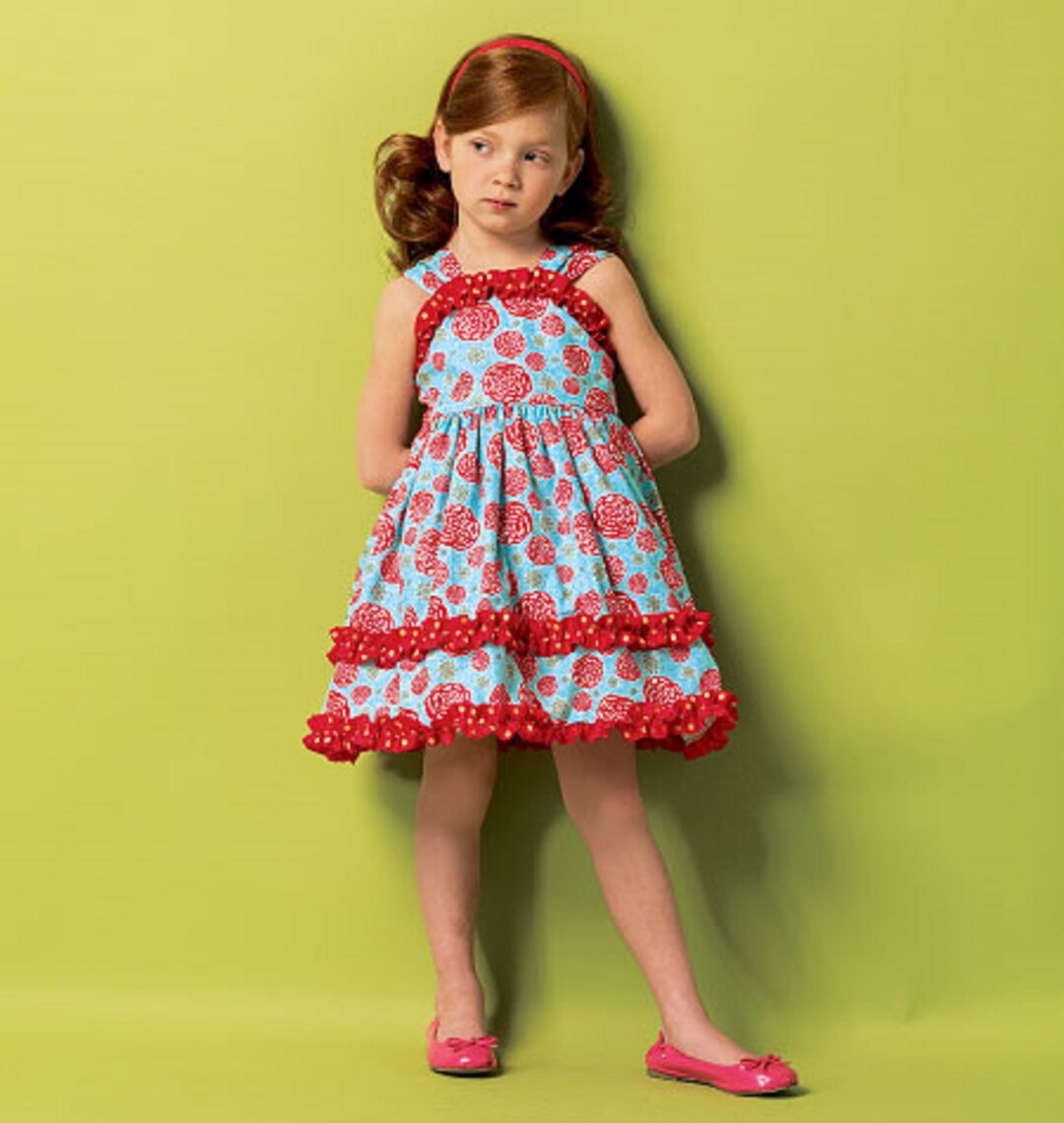 Sewing Patterns Little Girls' Sundress Pattern, Girls' Lined Sundress ...