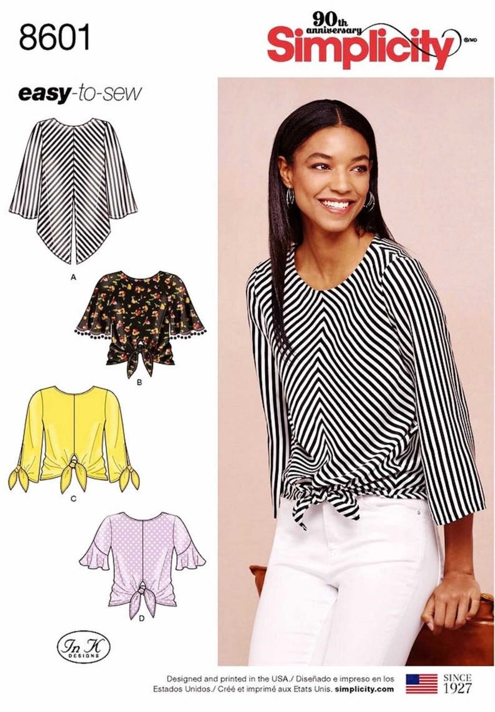 Sewing Pattern Pullover Top Pattern Easy Blouse Pattern | Etsy