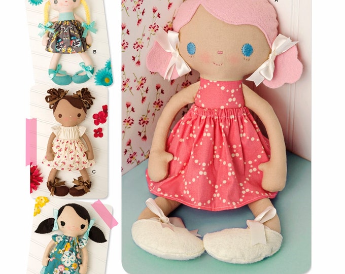Sewing Pattern Handmade Cloth Doll Pattern, Rag Doll Pattern, Felt Doll ...