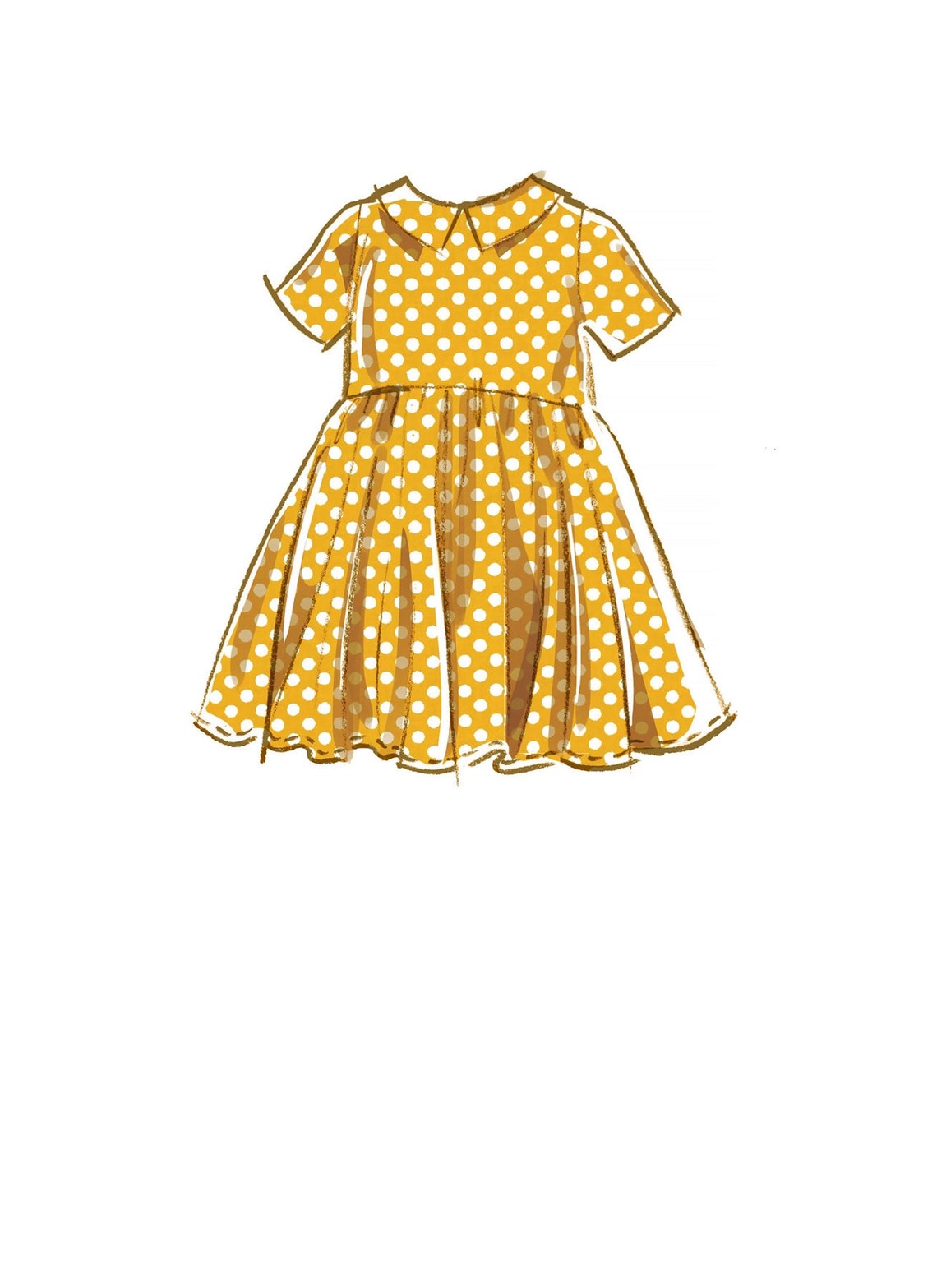 Sewing Pattern Toddlers' Dress Pattern Baby Dress - Etsy