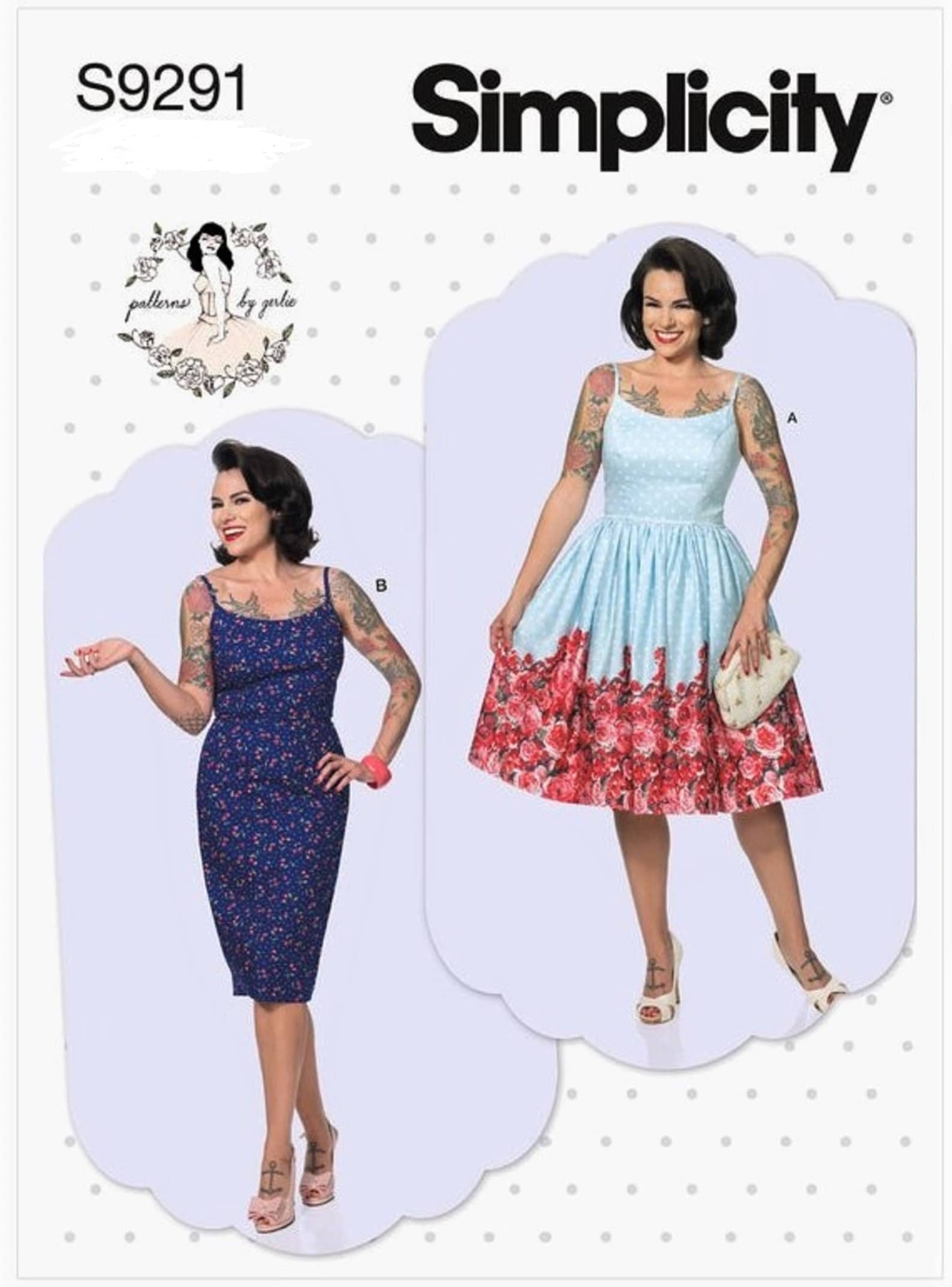 Sewing Pattern Women's Sundress Pattern by Gertie | Etsy