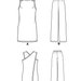 Sewing Pattern Jiffy Wrap Tunic Pattern, Pull on Pants Pattern, Beach ...