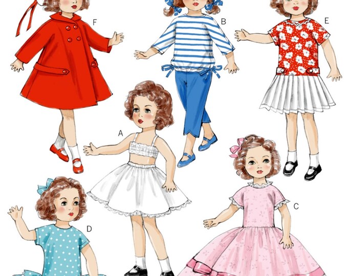 Sewing Pattern 18 Inch Doll Clothes Pattern, 18 Inch Doll Slip Pattern ...