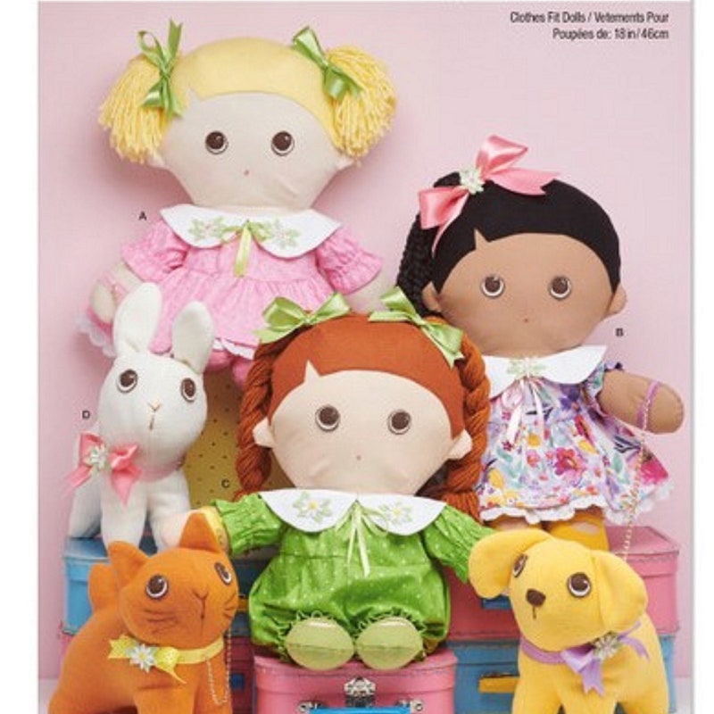 Plush Doll Pattern - Etsy