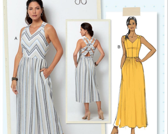 Sewing Pattern Easy Sundress Pattern, Loose Fit Pullover Sundress ...