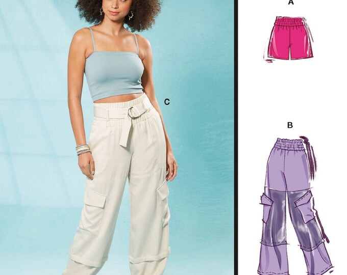 Sewing Pattern Women's Easy Pants Pattern, Misses' Easy Pants Pattern ...