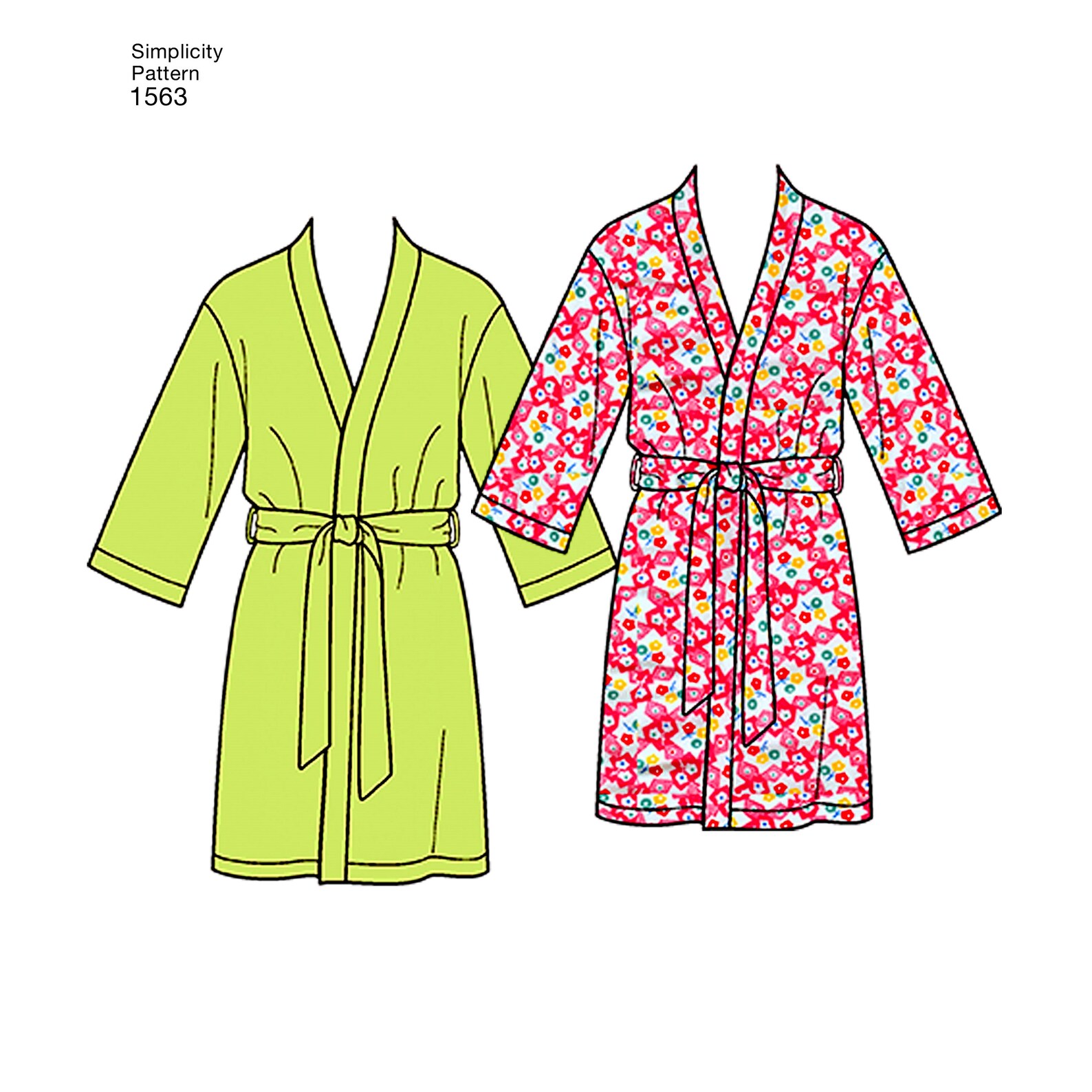 Sewing Pattern Unisex Sleep Wear Pattern Wrap Robe Pattern | Etsy