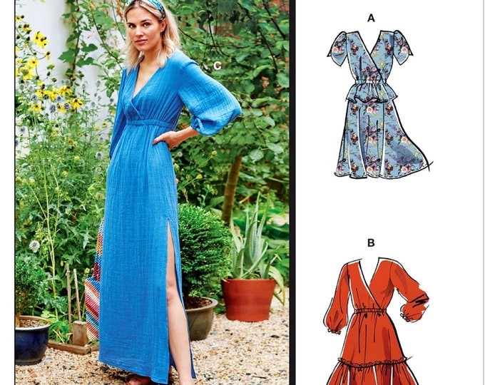 Sewing Pattern Women's Dress Pattern Easy Pullover Dress - Etsy
