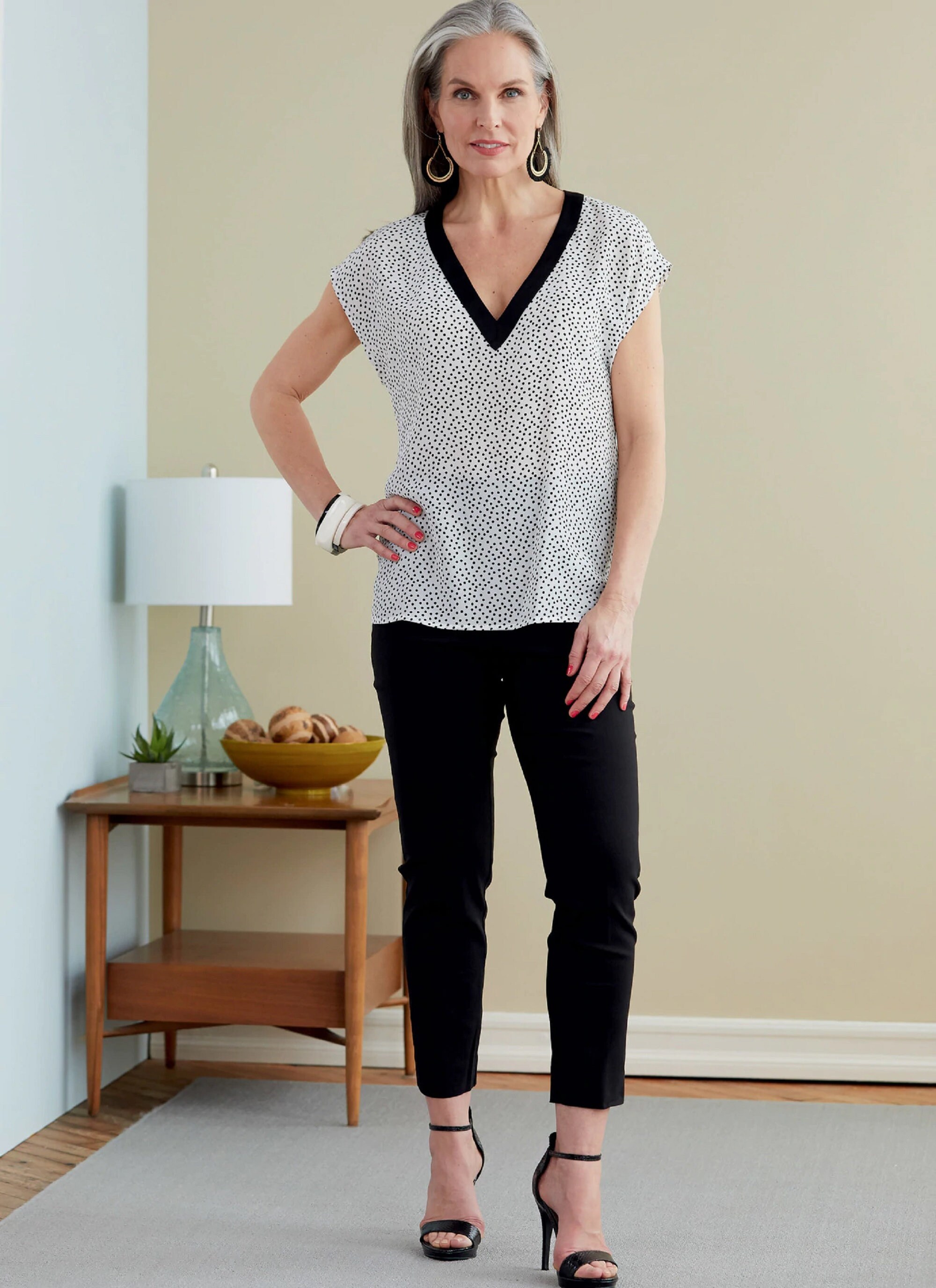 Sewing Pattern Women's Loose Fit Top Pattern Caftan | Etsy