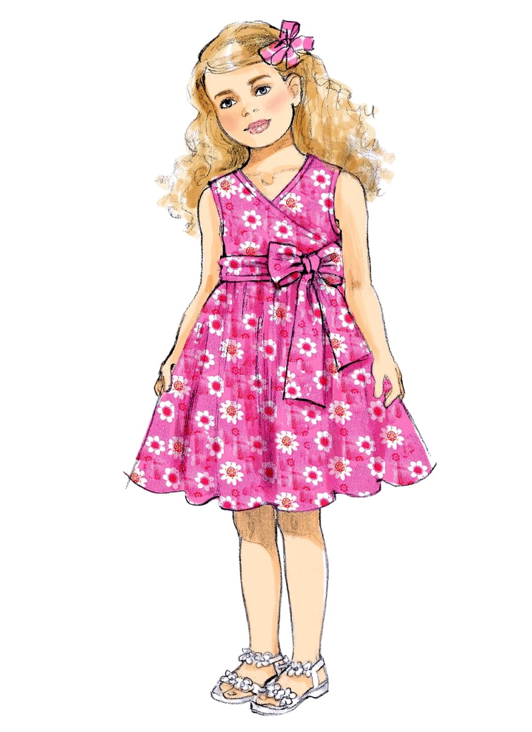 Sewing Pattern Girls' Dress Pattern Little Girls' - Etsy
