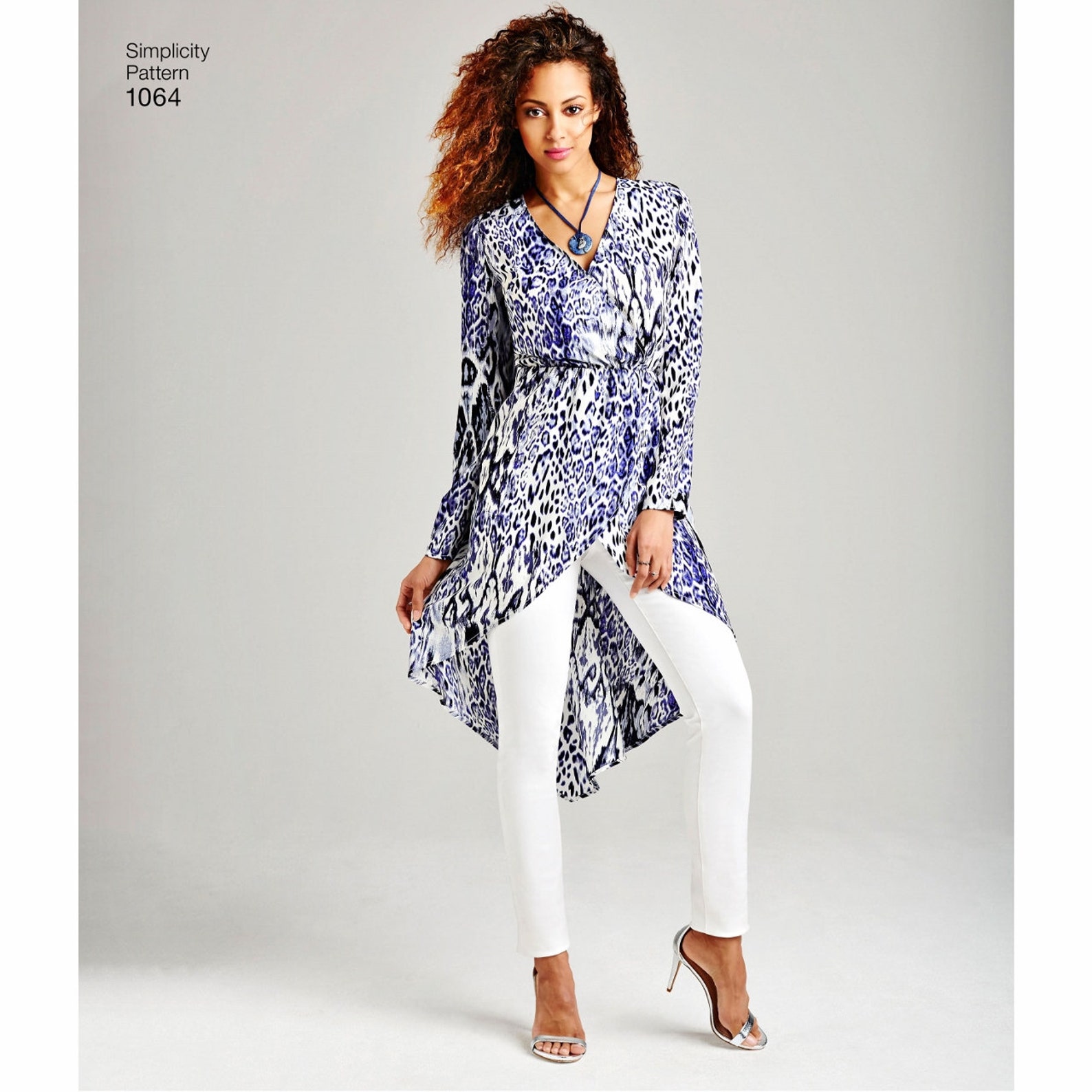 Sewing Pattern Women's Tunic Top Pattern Easy Mock Wrap - Etsy