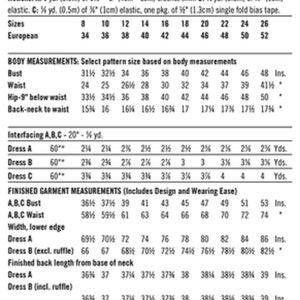 Sewing Pattern Women's Loose Fit Dress Pattern, Misses' Empire Dress Pattern, Simplicity Sewing ...