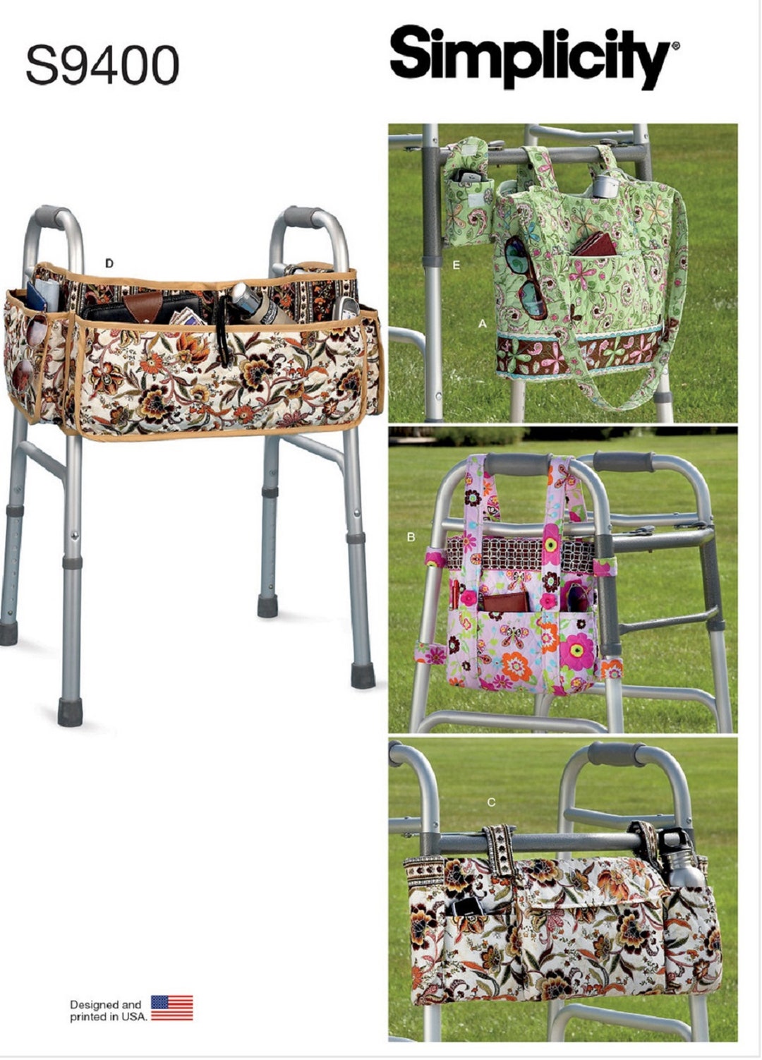 Sewing Pattern Walker Pockets Pattern, Market Bag and Organizer Pattern ...