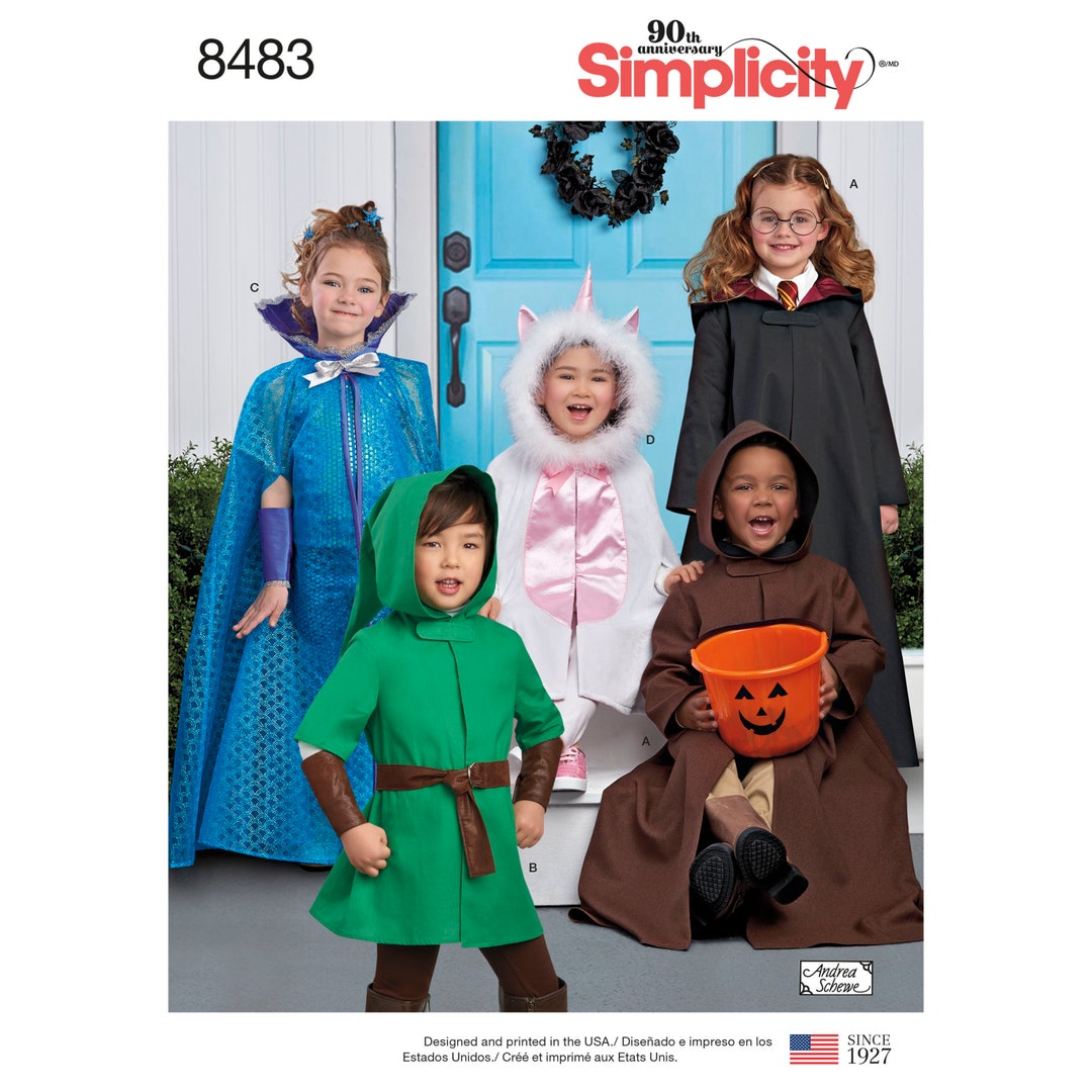 Sewing Pattern Kid's Costume Cape Pattern, Child's Cape Pattern, Child ...