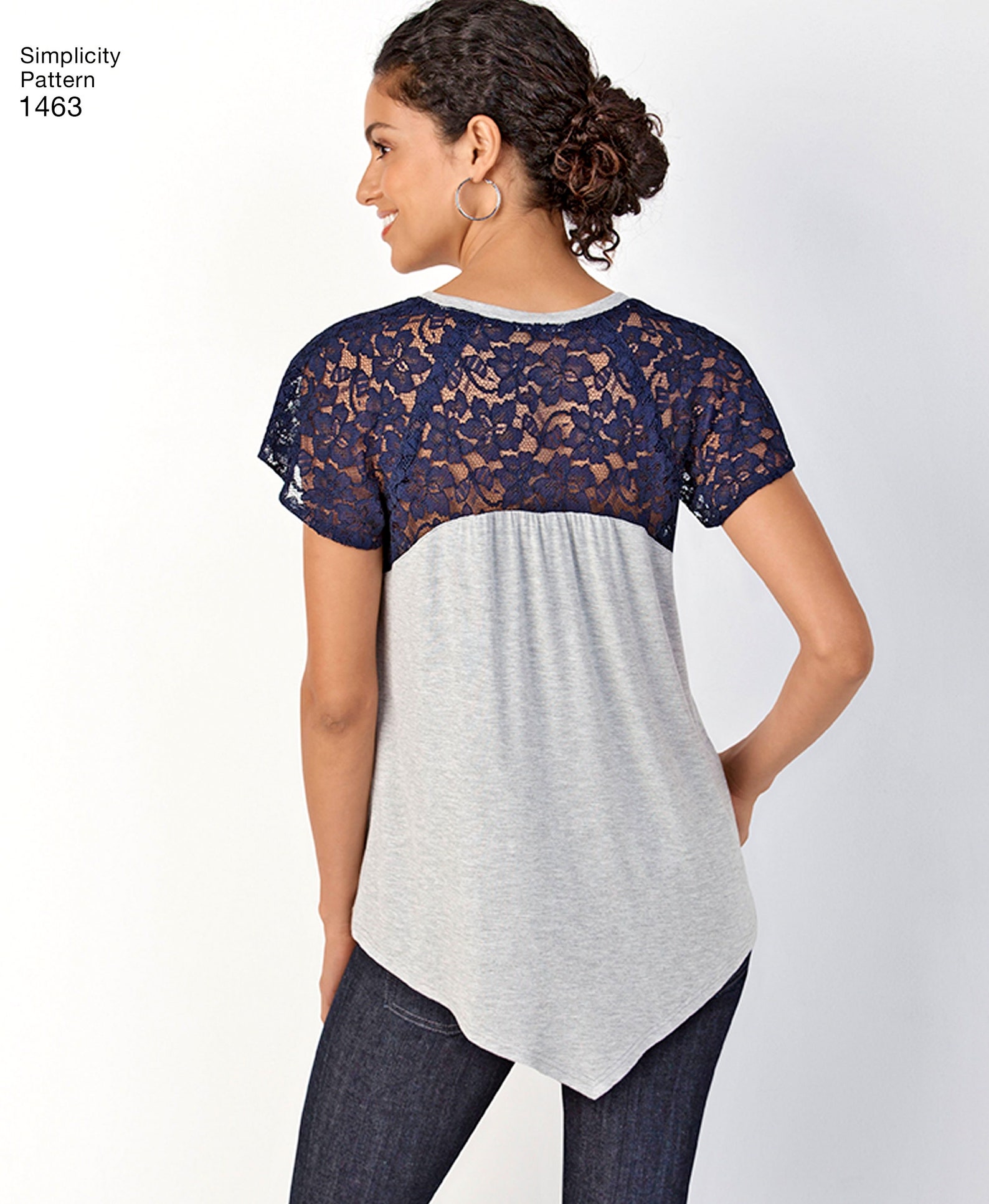 Sewing Pattern Loose Fitting Pullover Tops Pattern Stretch - Etsy