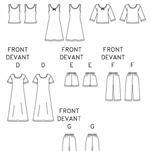 Sewing Pattern Women's Nightgown Pattern, Easy Pajamas Pattern, Sleep ...