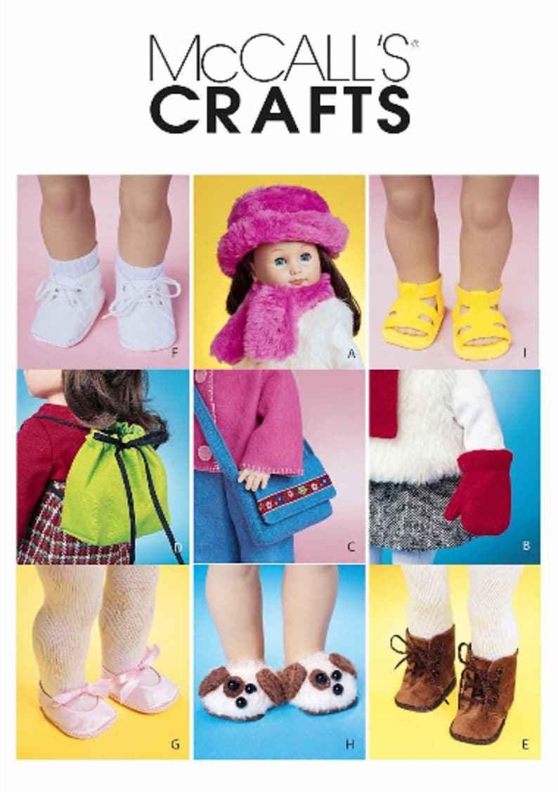 Sewing Pattern 18 Inch Doll Shoes Pattern Doll Boots Pattern | Etsy