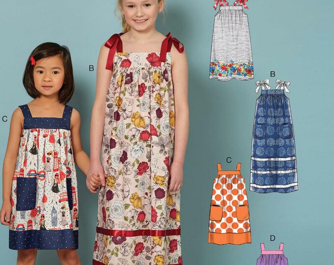 Mccall's Sewing Patterns Girls' Easy Sundress Pattern, Mcall's Sewing ...