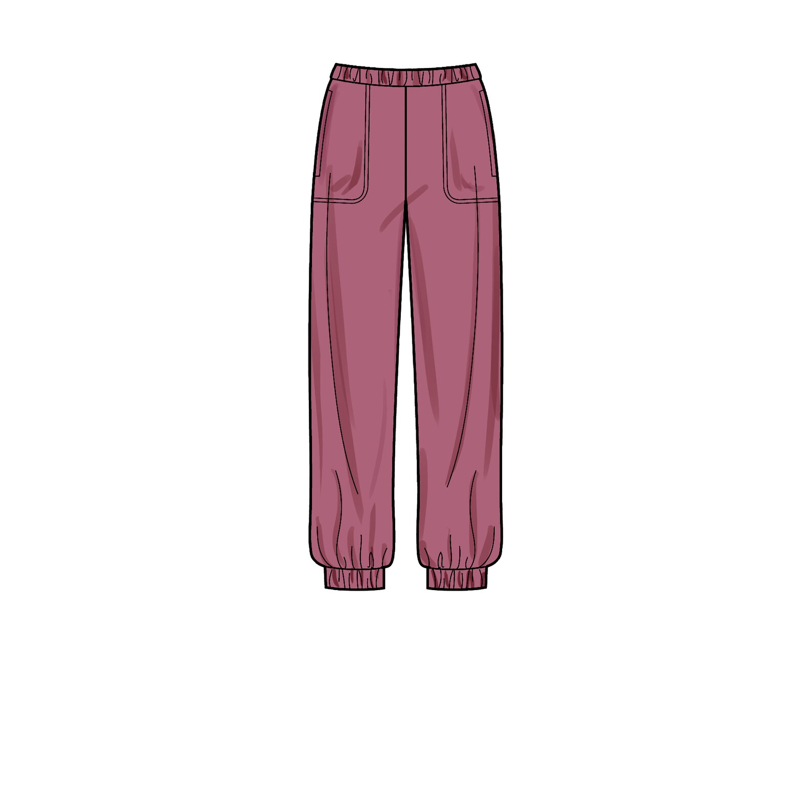 Sewing Pattern Unisex Tops and Sweatpants With Pockets Pattern, Long ...