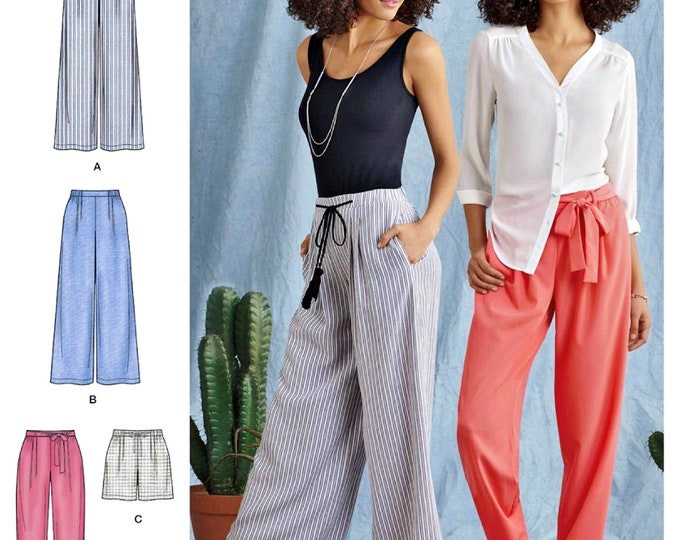Sewing Pattern Loose Fit Pants Pattern Wide Leg Pants - Etsy