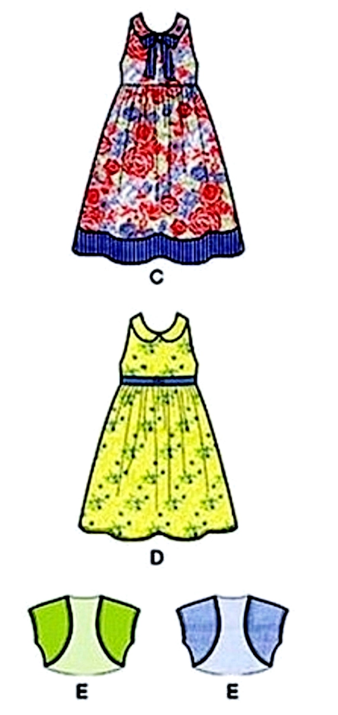 Sewing Pattern Girls' Sundress Pattern Tween Girls' | Etsy