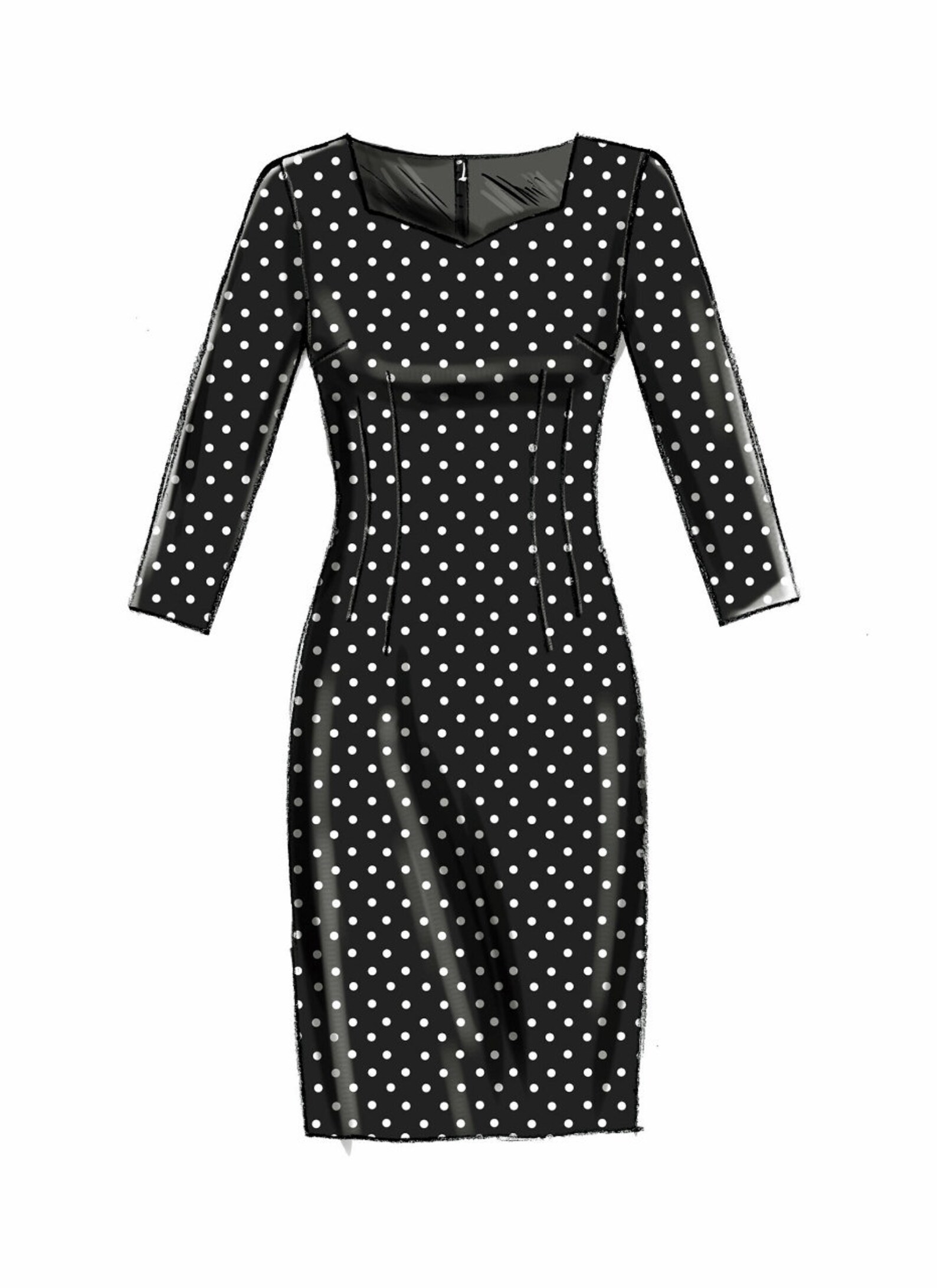 Sewing Pattern for Women's Sheath Dress Miss Petite Dress | Etsy