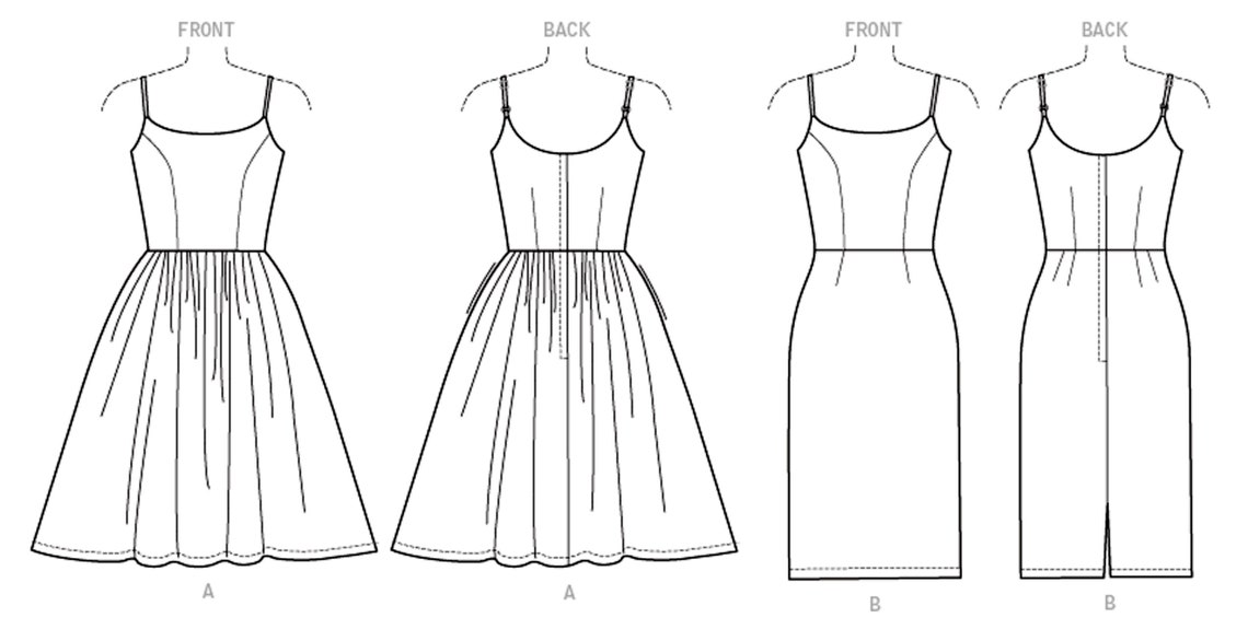 Sewing Pattern Women's Sundress Pattern by Gertie | Etsy