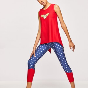 Sewing Pattern Costume DIY Wonder Woman Costume, Knit Wonder Woman ...