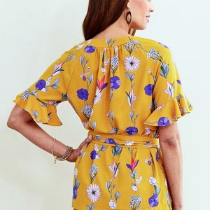 Sewing Pattern Women's Loose Fit Tops Pattern, Pullover Blouse Pattern ...