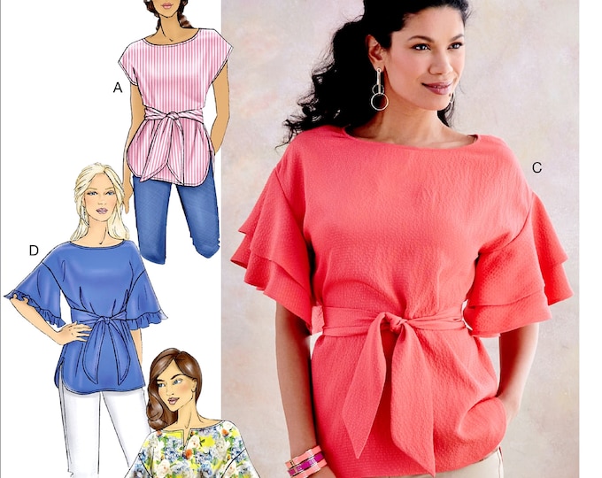 Sewing Pattern Women's Easy Top Pattern, Pullover Top Pattern, Easy ...