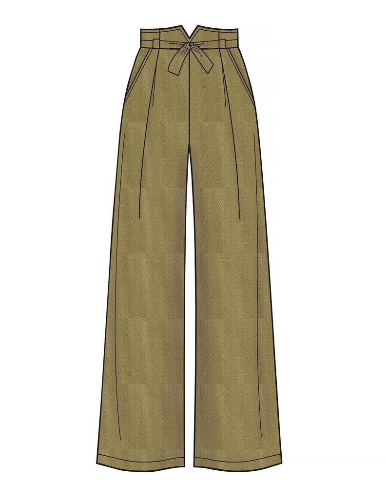 Sewing Pattern for Women's Pants Pattern Misses' - Etsy