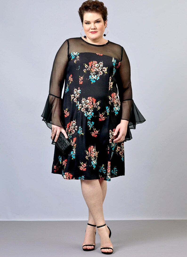 Sewing Pattern Women's Dress Pattern Long Sleeve Dress | Etsy