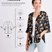 Sewing Pattern Misses' Kimono Pattern Kimono Cardigan - Etsy