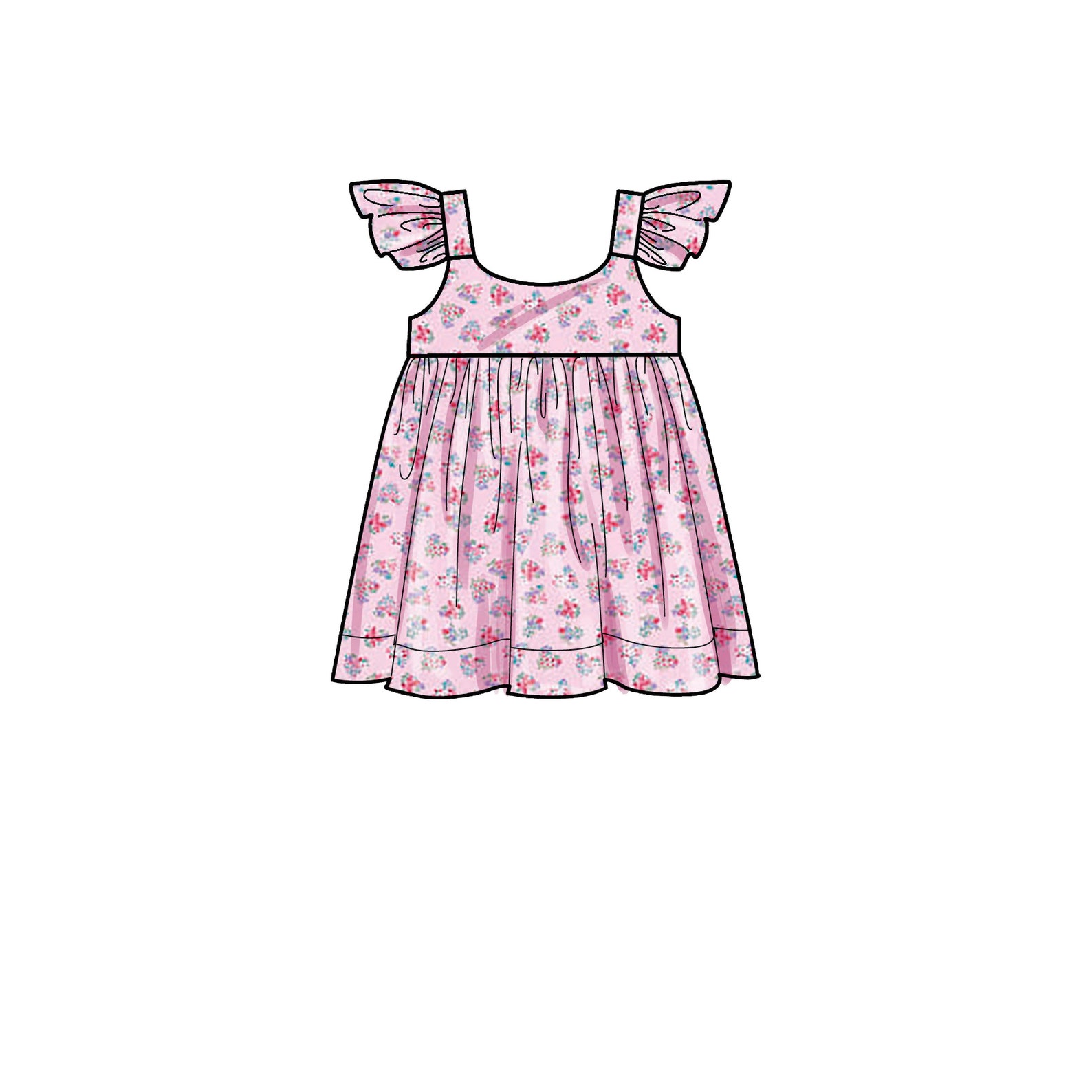Sewing Pattern Babies' Dress Pattern Babies' Top and - Etsy