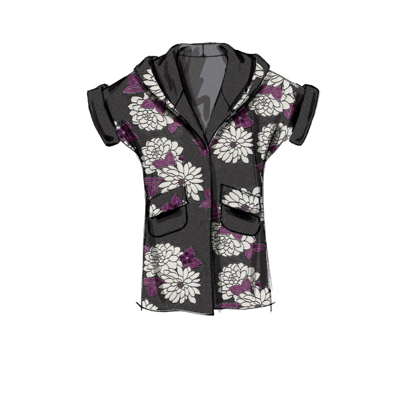 Sewing Pattern Women's Easy Unlined Jacket Pattern Lined | Etsy